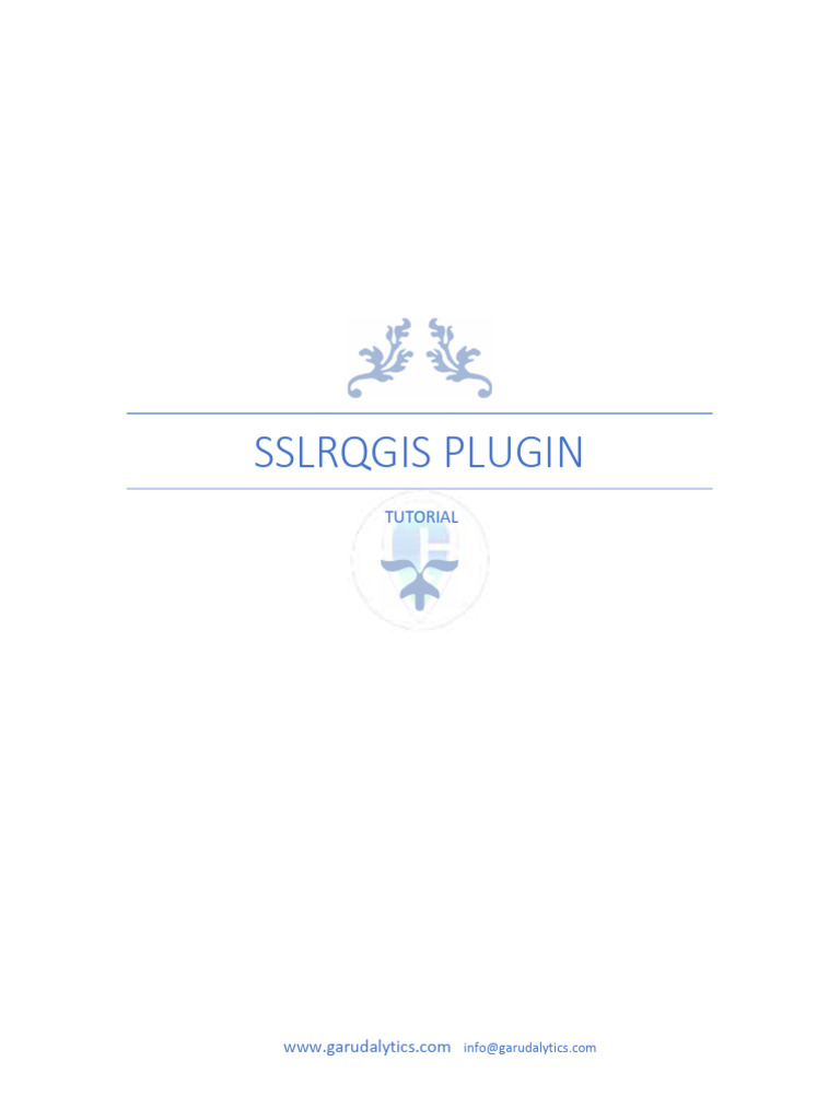 Sslrqgis Plugins User Manual - Updated | PDF | Comma Separated Values | Area