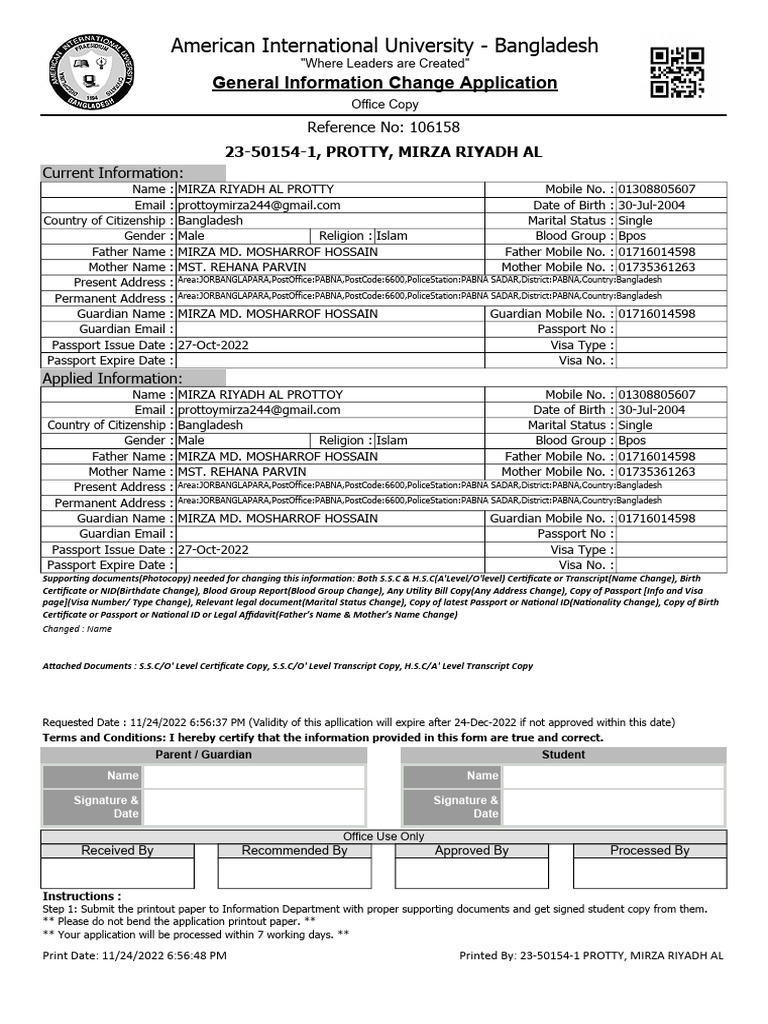 PROTTOY | PDF | Passport | Travel Visa
