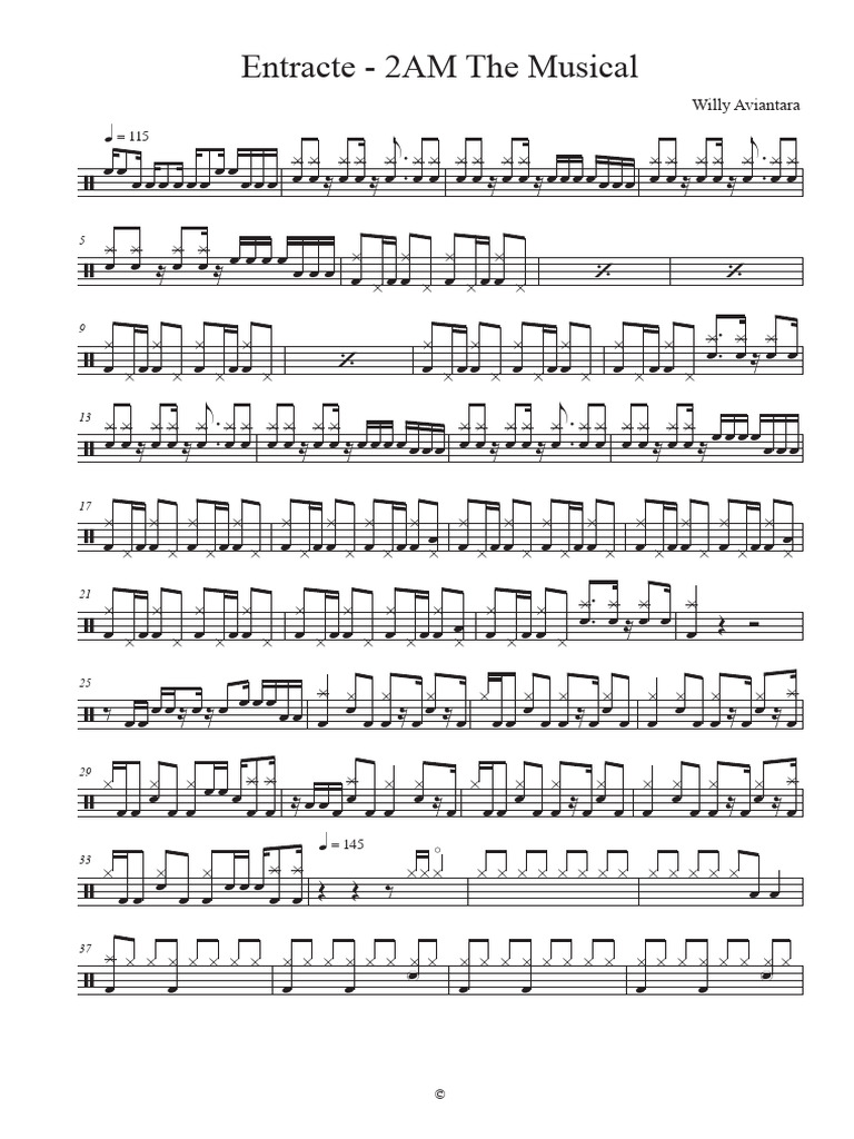 Scene 8a - Entracte - Score | PDF