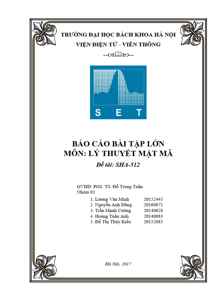 (BTL20171 98513) Nhom01 Sha512 | PDF