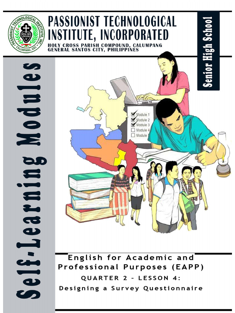 Quarter 2 - Lesson 4 Designing Survey Questionnaire | PDF | Survey Methodology | Questionnaire