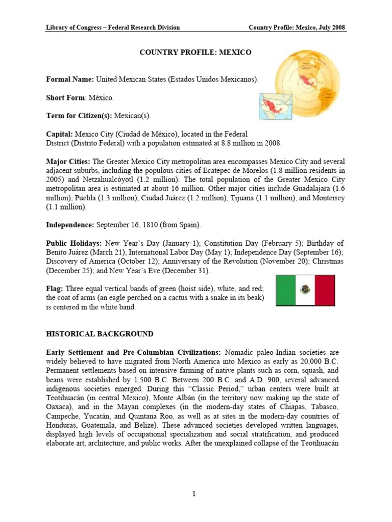 Mexico | PDF | Institutional Revolutionary Party | Mexico