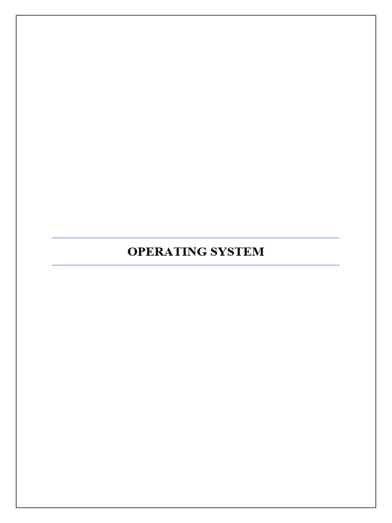 Unit 1 | PDF | Operating System | Booting