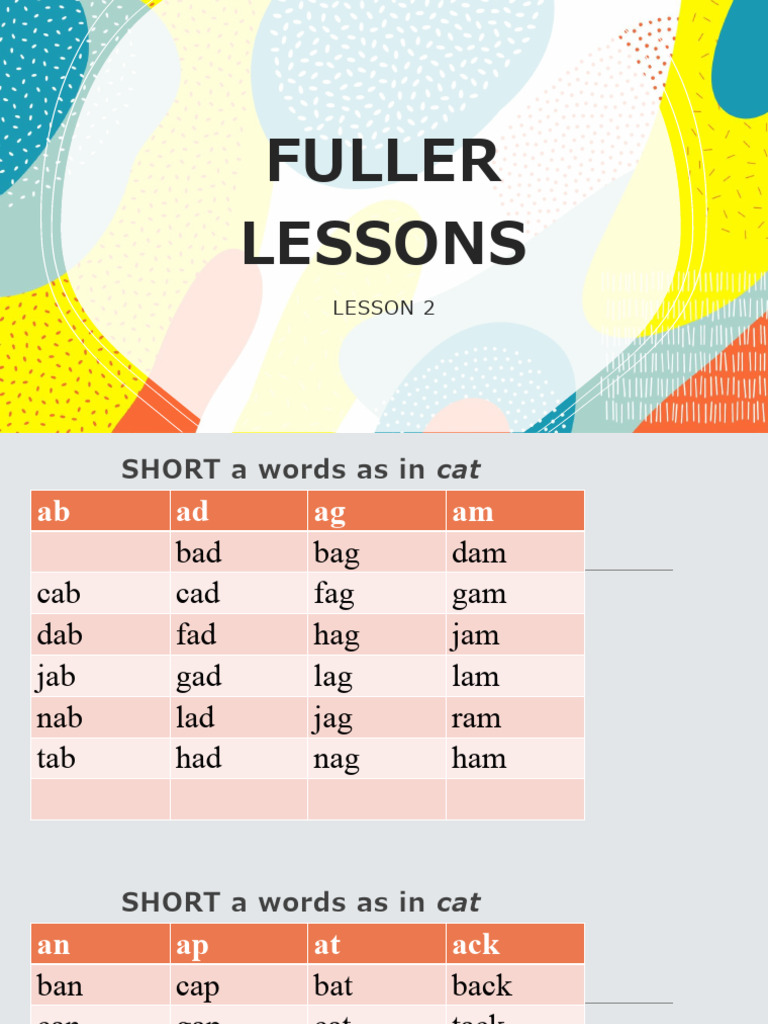 Fuller Lesson 2 | PDF
