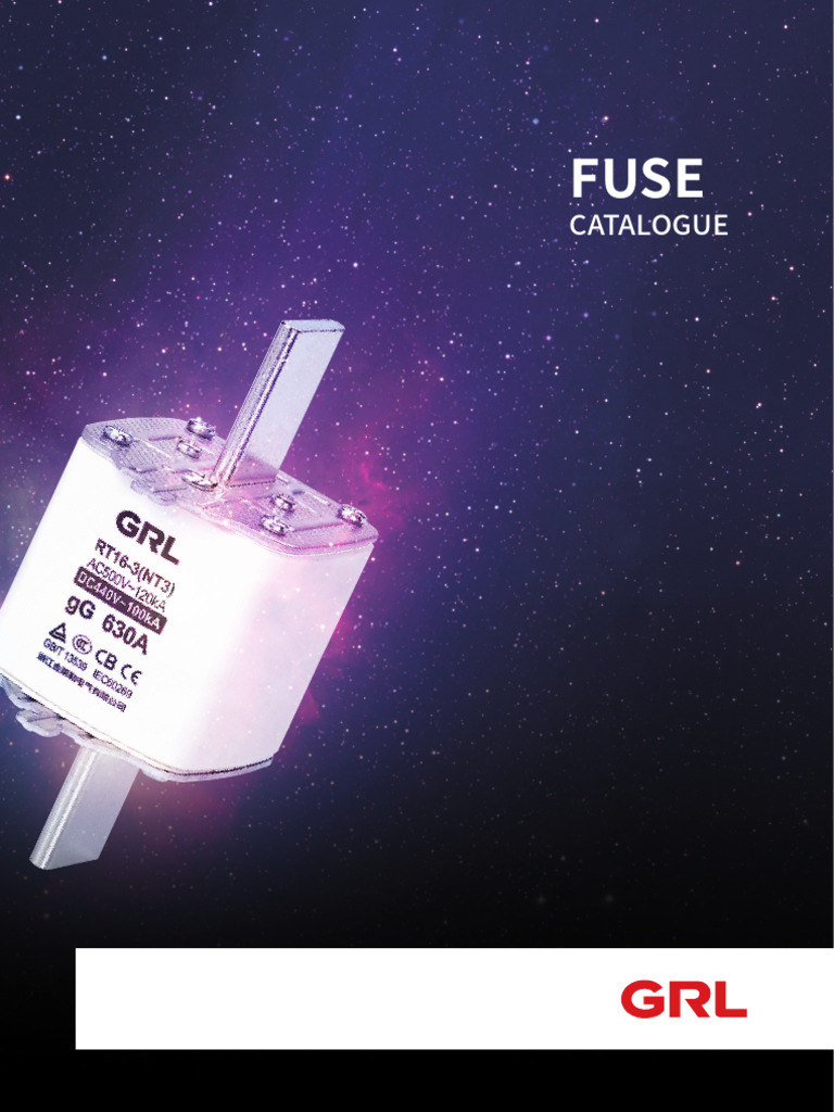 GRL Fuse and Holder Selection Guide | PDF | Fuse (Electrical) | Humidity