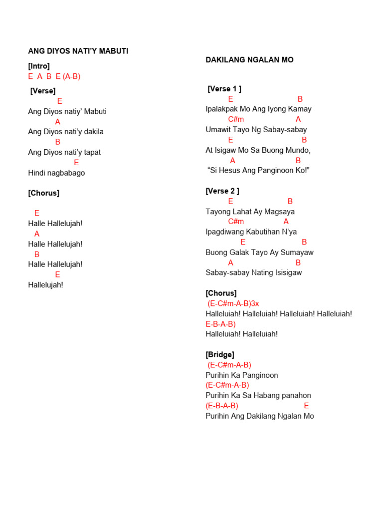 Ang Diyos Nati'y Mabuti | PDF