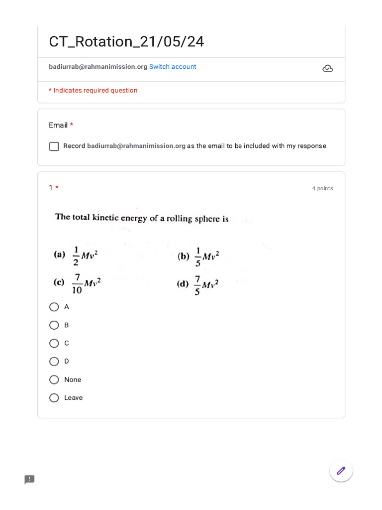 CT Rotation 21 05 24 | PDF