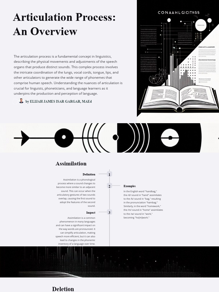 Articulation Process an Overview | PDF | Vowel | Consonant