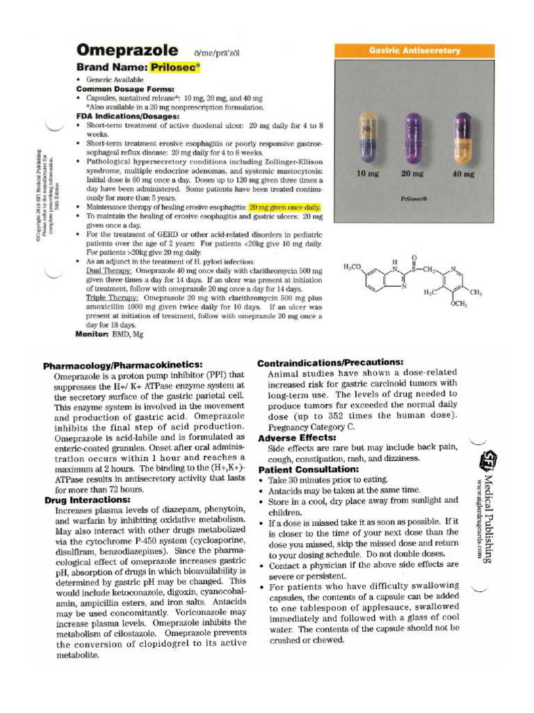 Omeprazole | PDF