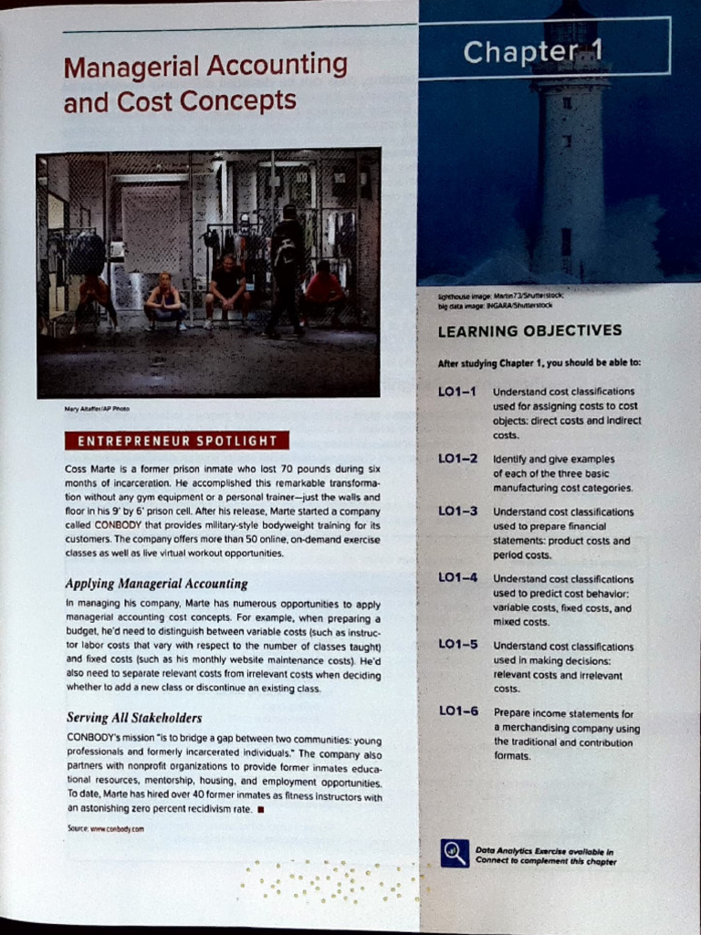 Chapter 1 SCM | PDF | Cost | Management Accounting