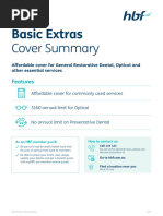 HCF Top Extras Coverage Overview | PDF