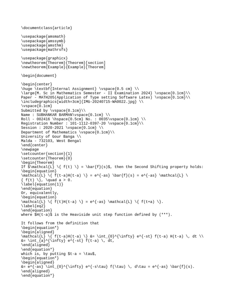 Main - Tex 2.0 | PDF | Mathematical Relations | Mathematical Objects