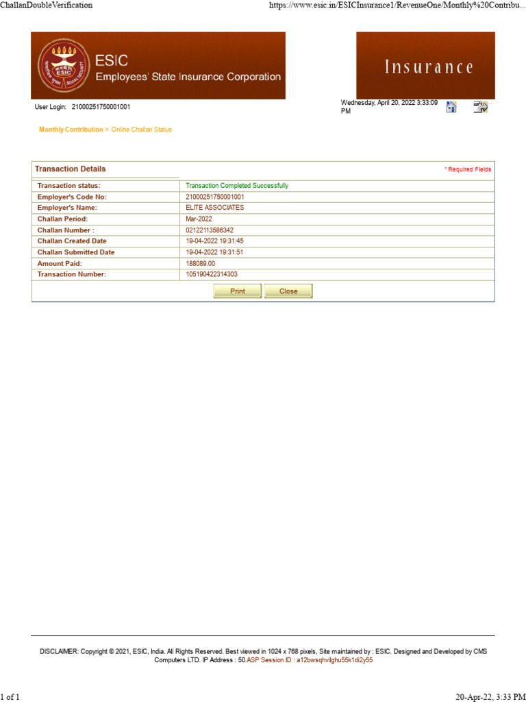 Challan Double Verification | PDF