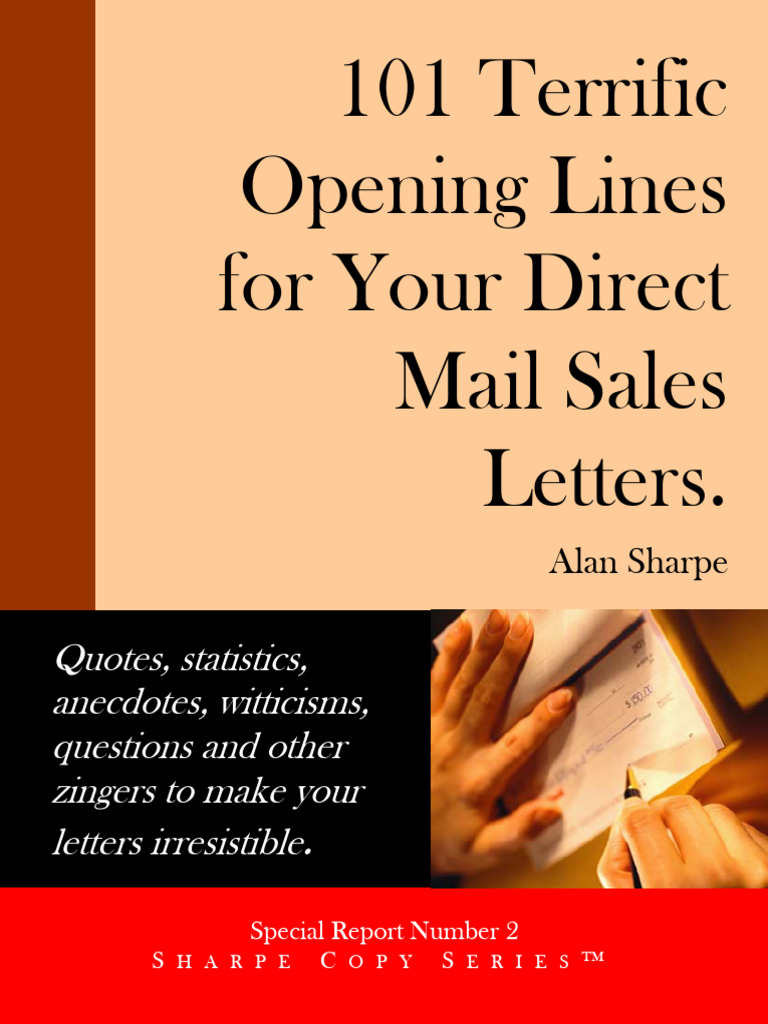 SR 002 101 Opening Lines | PDF | Artillery | Direct Marketing