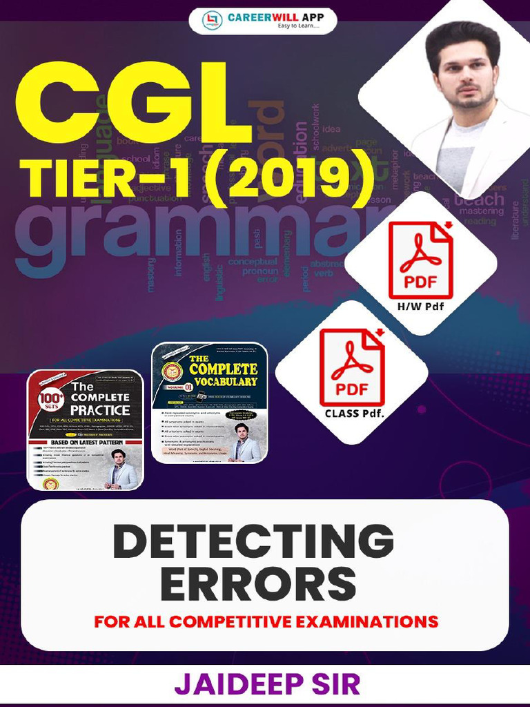 English Grammar Error Identification | PDF