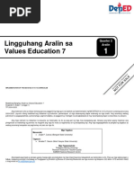 Esp 7 Q2 - WS - VE7 - Lesson-3 - Week 3 | PDF