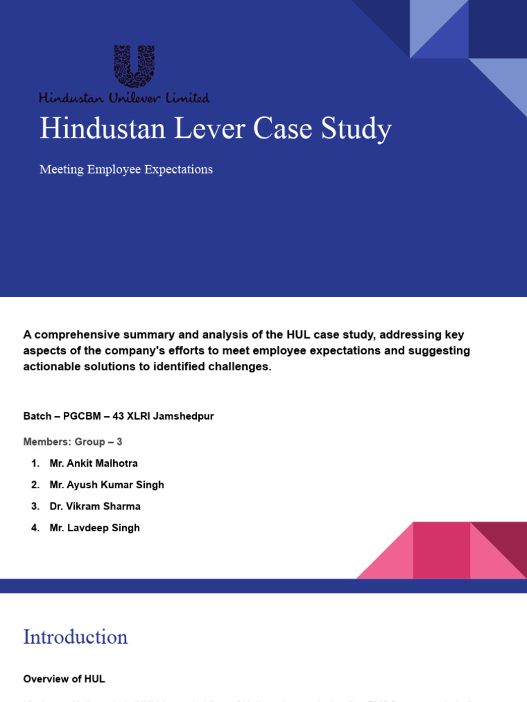 HUL Employee Expectations Analysis | PDF | Mentorship | Employment