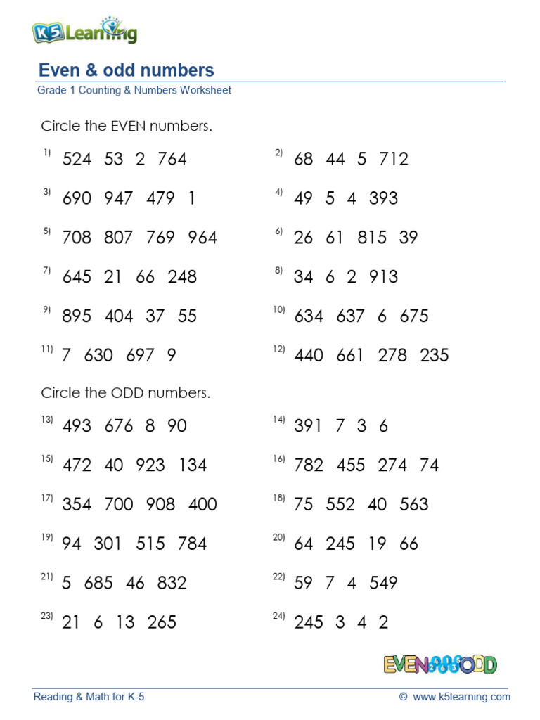 Odd and Even | PDF