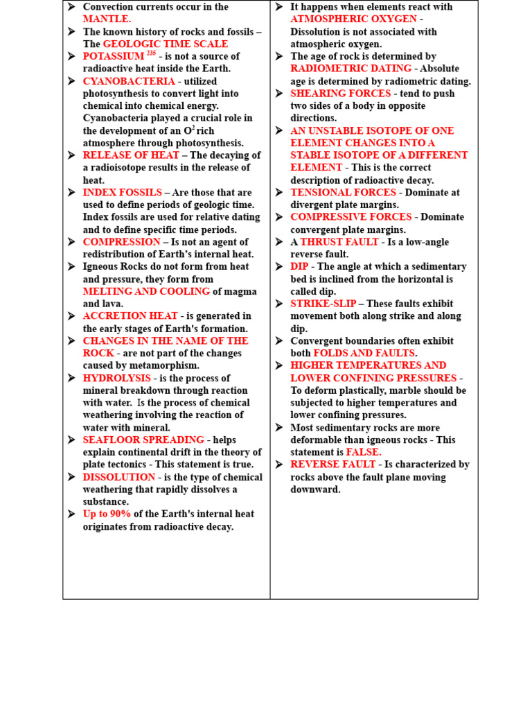 Reviewer in Earth Science | PDF | Geology | Rock (Geology)