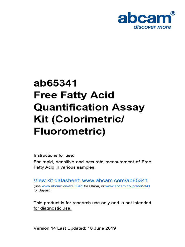 Free-Fatty-Acid-Quantification-Kit-Protocol-book-v14-ab65341 (Website ...