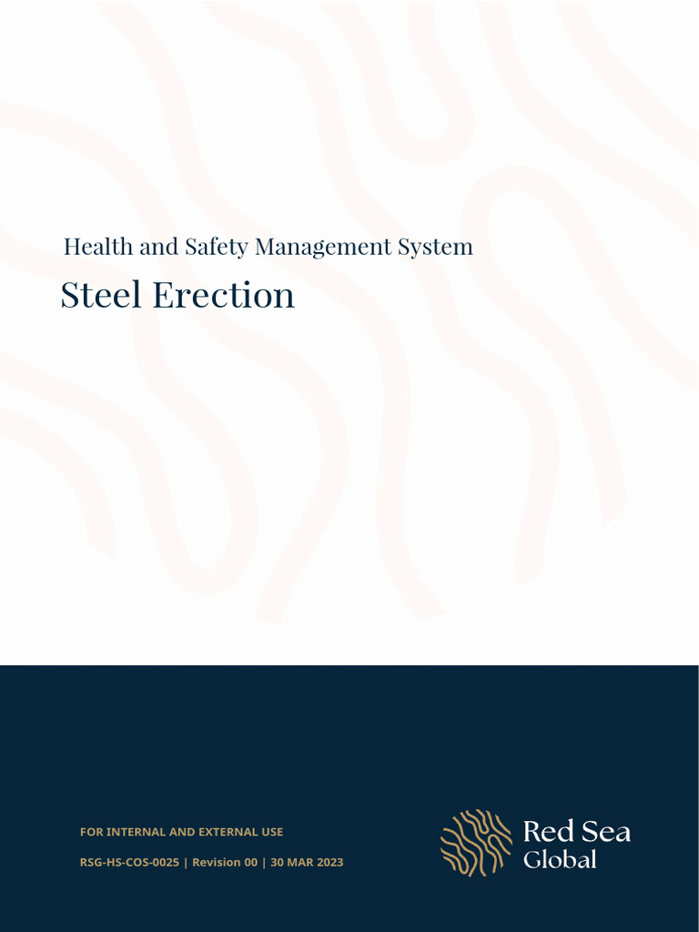 RSG HS COS 0025 Steel Erection | PDF | Employment | Structural Steel