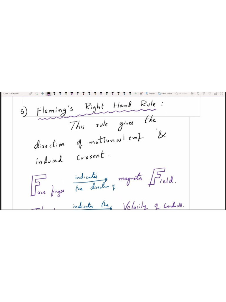 Fleming Left Hand Rule | PDF