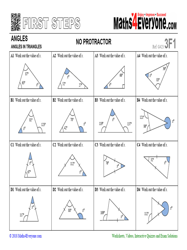Extend Angles in Triangles | PDF