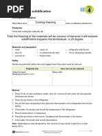 Freezing Points of Stearic Acid Experiment | PDF | Temperature ...