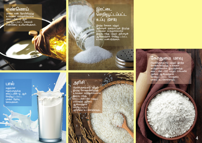 4) Food Fortification Pocket Flyer _ Tamil | PDF
