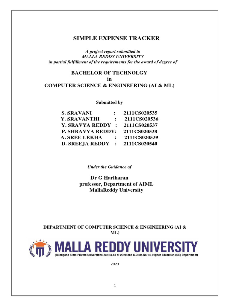 AD OT15 (Document) | PDF | Expense | Application Software