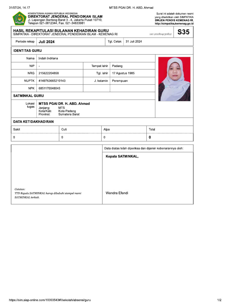 S35 Buk Indah Juli 2024 | PDF