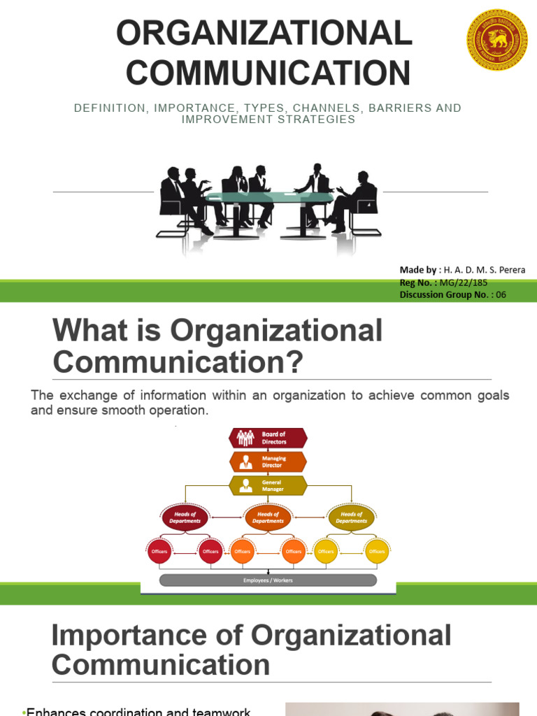 Organizational Communication | PDF | Communication | Change Management