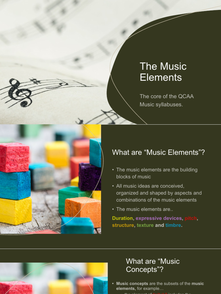 Intro To The Music Elements and Concepts | PDF
