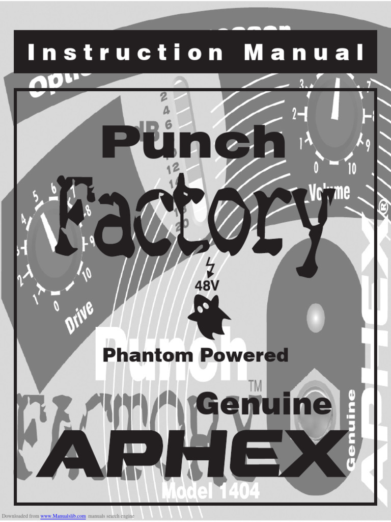 Punch Factory 1404 | PDF | Amplifier | Electrical Engineering