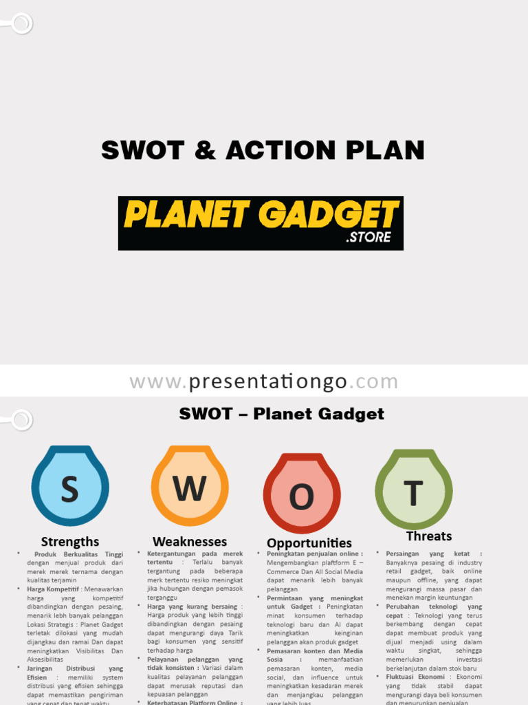 Swot & Action Plan Fatahillah | PDF