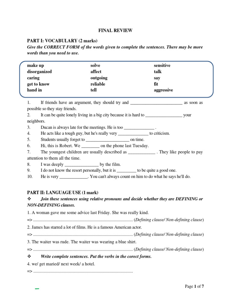 Final Review | PDF | Second Language Acquisition | Tattoo