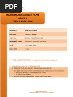 Grade 4 Mathematics Project Term 3 2024 - 051352 | PDF | Mathematics
