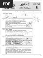 2022 Apsmo | PDF | Mathematics