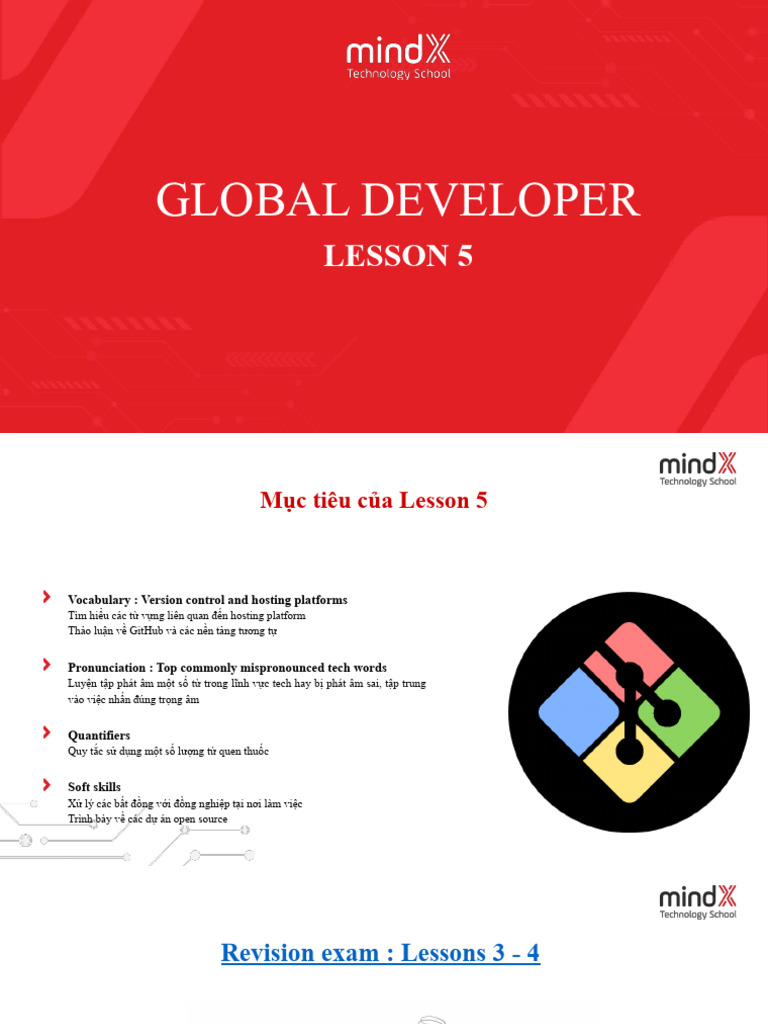 [GlobalDev][Lesson 5] Slide | PDF | Version Control | Human Communication