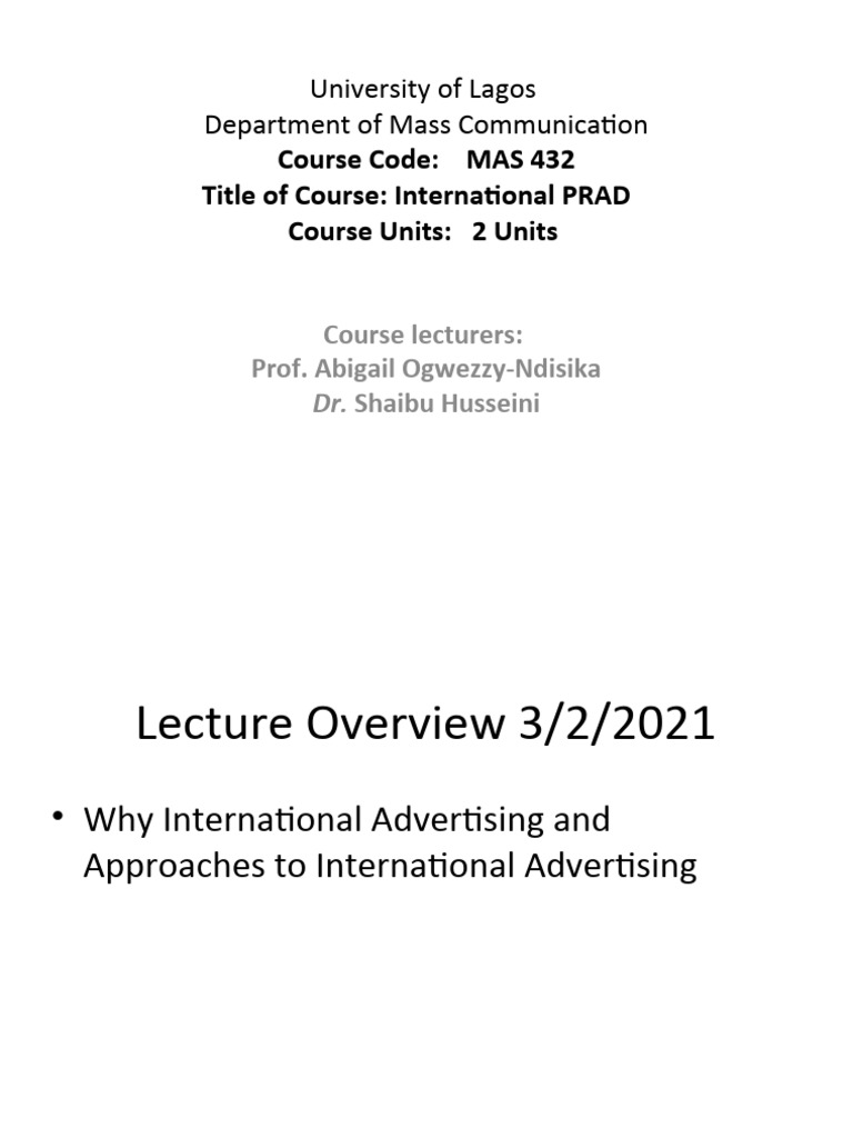 Topic 8 - Why IPRAD Presentation2 | PDF | Advertising | Communication