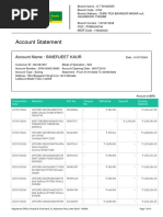 Bank Statement Indusind | PDF | Debits And Credits | Debit Card