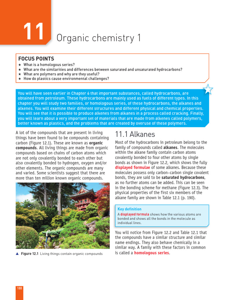 C11 Textbook | PDF | Alkane | Alkene