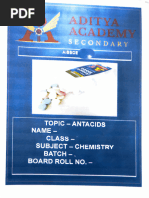 Antacid Effectiveness Analysis | PDF | Materials | Chemical Compounds