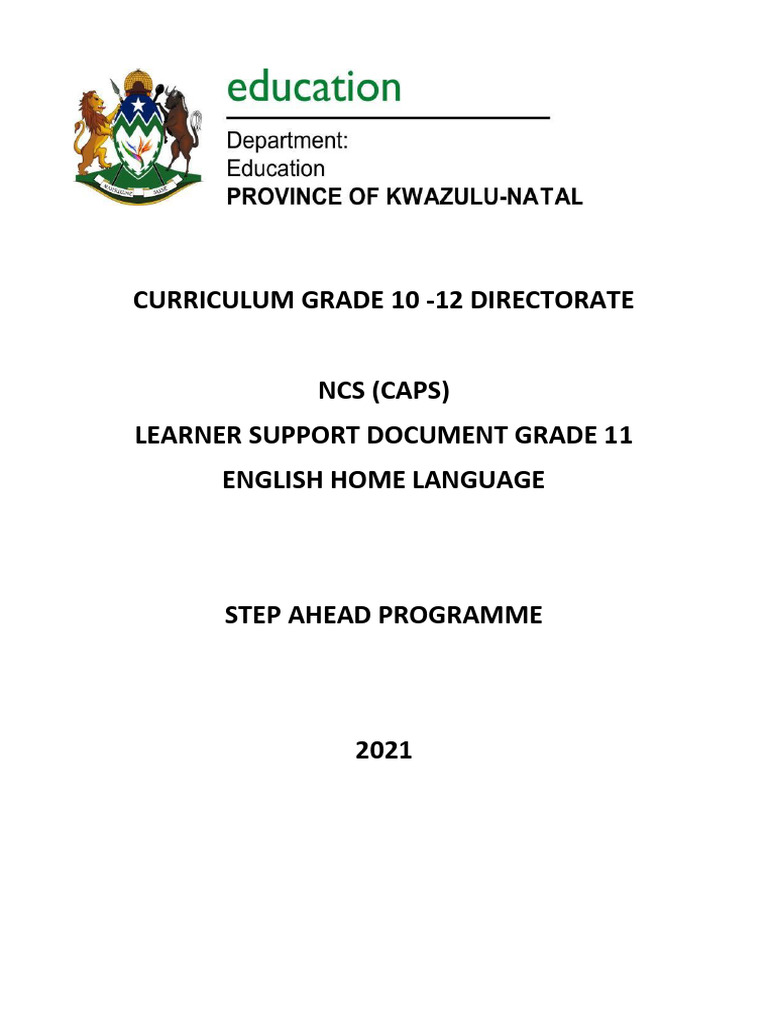 Grade 11 English Learner Support Guide | PDF | Poetry | Reading ...