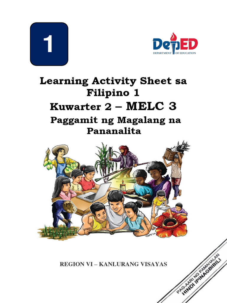 FILIPINO 1 Q2 MELC 3 v112520 | PDF