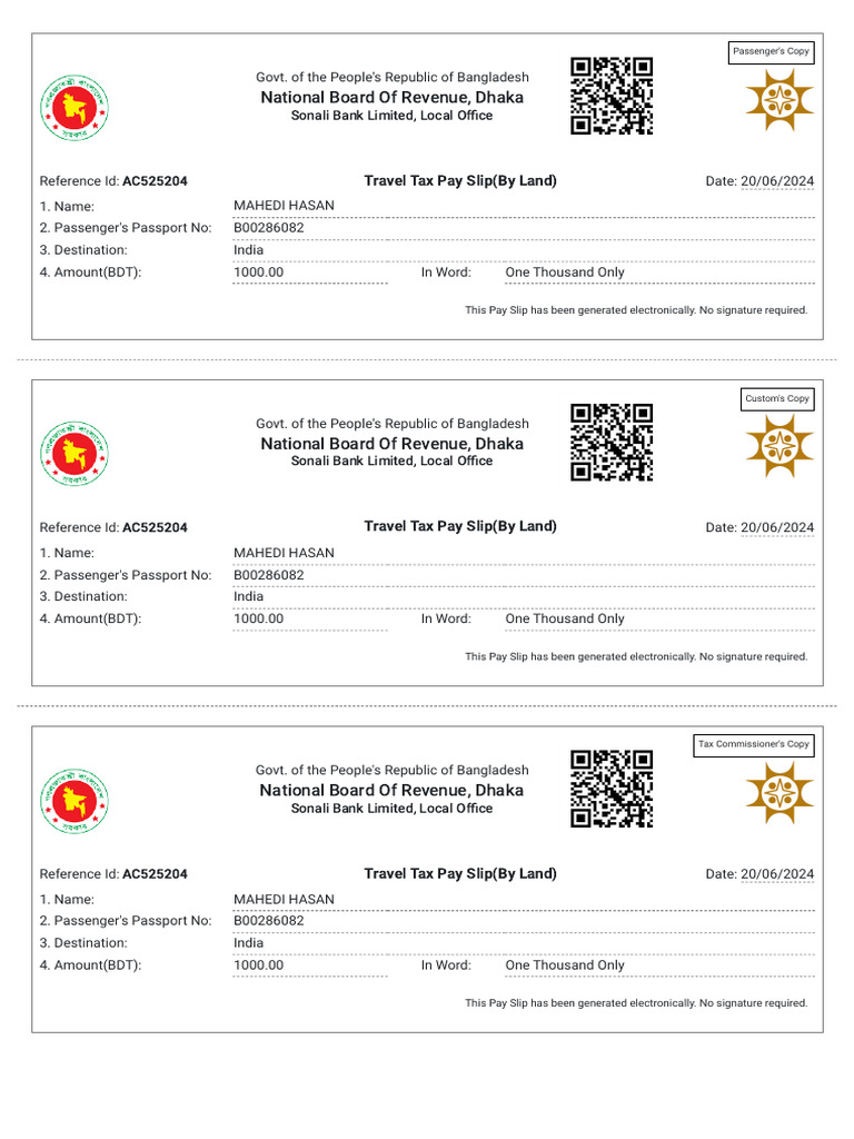 Voucher - Fee Collection | PDF | Government Finances | Taxes