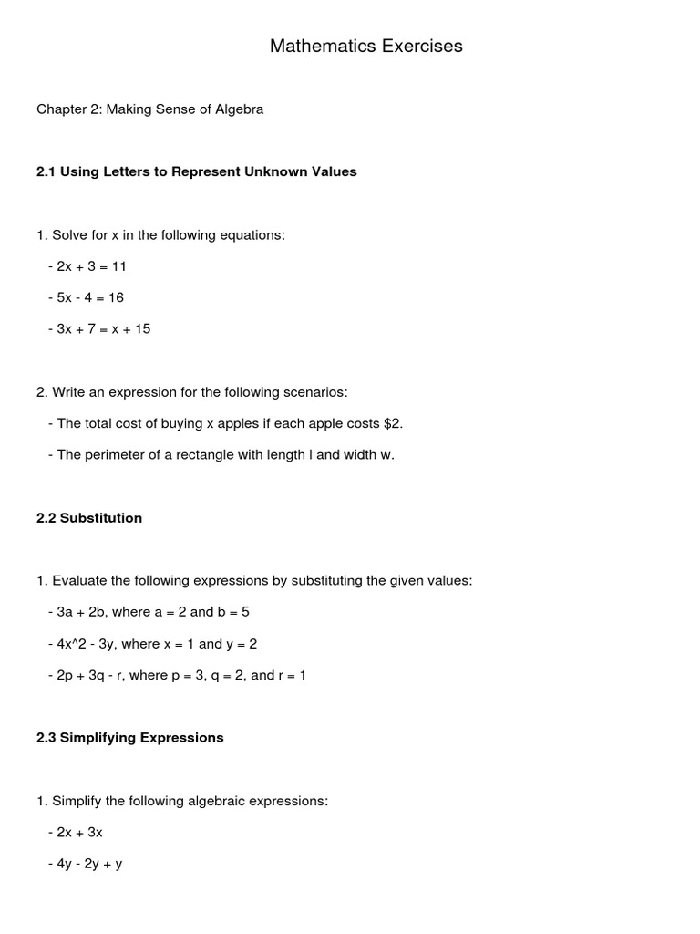 Mathematics Exercises 2.1 To 2.5 and 3.1 To 3.5 v2 | PDF | Triangle | Area