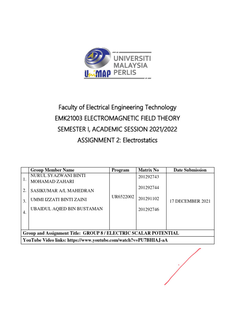 Electric Scalar Potential (Group 8) - Ry31 | PDF | Electric Field ... Electric Scalar Potential (Group 8) - Ry31 | PDF | Electric Field ...