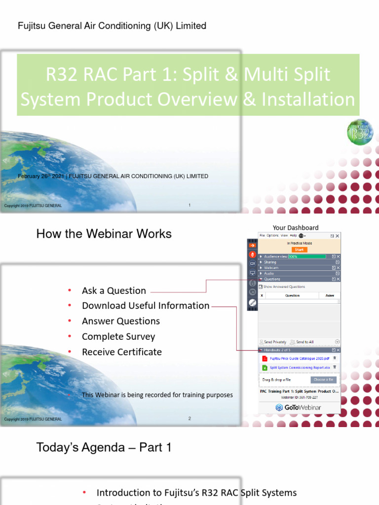 RAC Part 1 - Split & Multi Split Product Overview and Installtion ...
