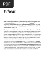 Flower Biology of Wheat 1 | PDF
